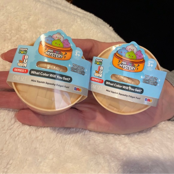 Toys | 2 Mini Squishy Bao Bun Five Below Viral Mystery Dumpling Rainbow ...